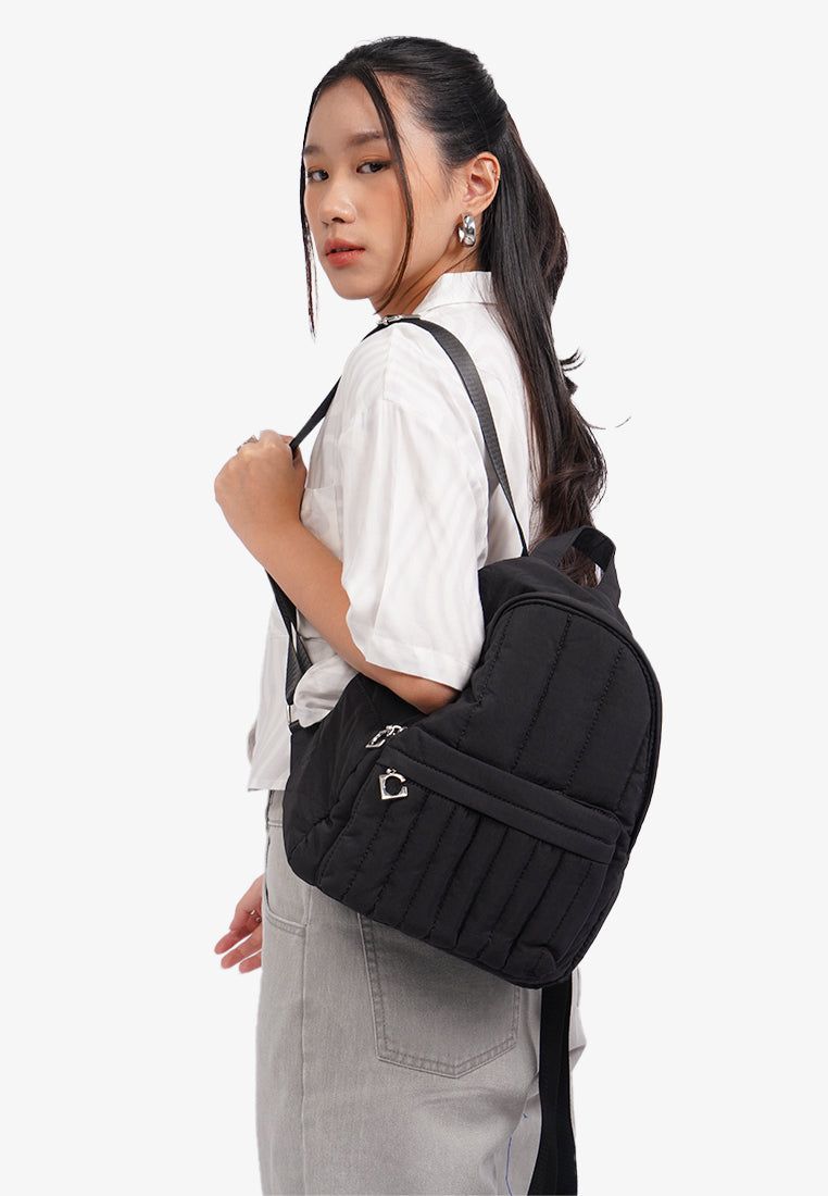 Puffy Backpack Black – COLORBOX - Indonesia
