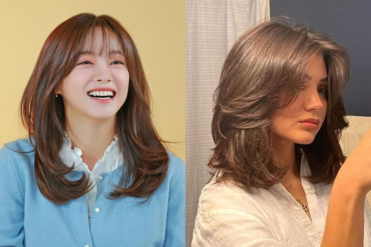 Kenalan Sama Potongan Rambut Wanita Butterfly, Potongan Stylish ala Kim ...