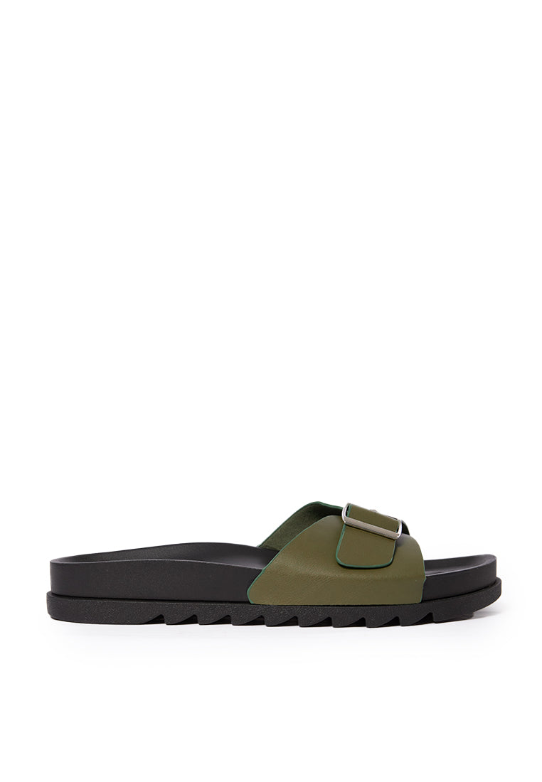 Buckle Sandals Olive – COLORBOX - Indonesia