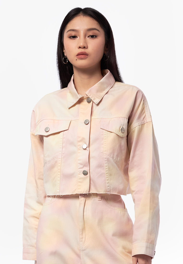 Gradient Cropped Jacket – COLORBOX - Indonesia