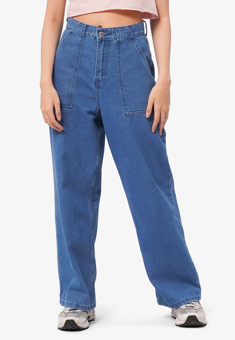 Double Pocket Denim Pants – COLORBOX - Indonesia