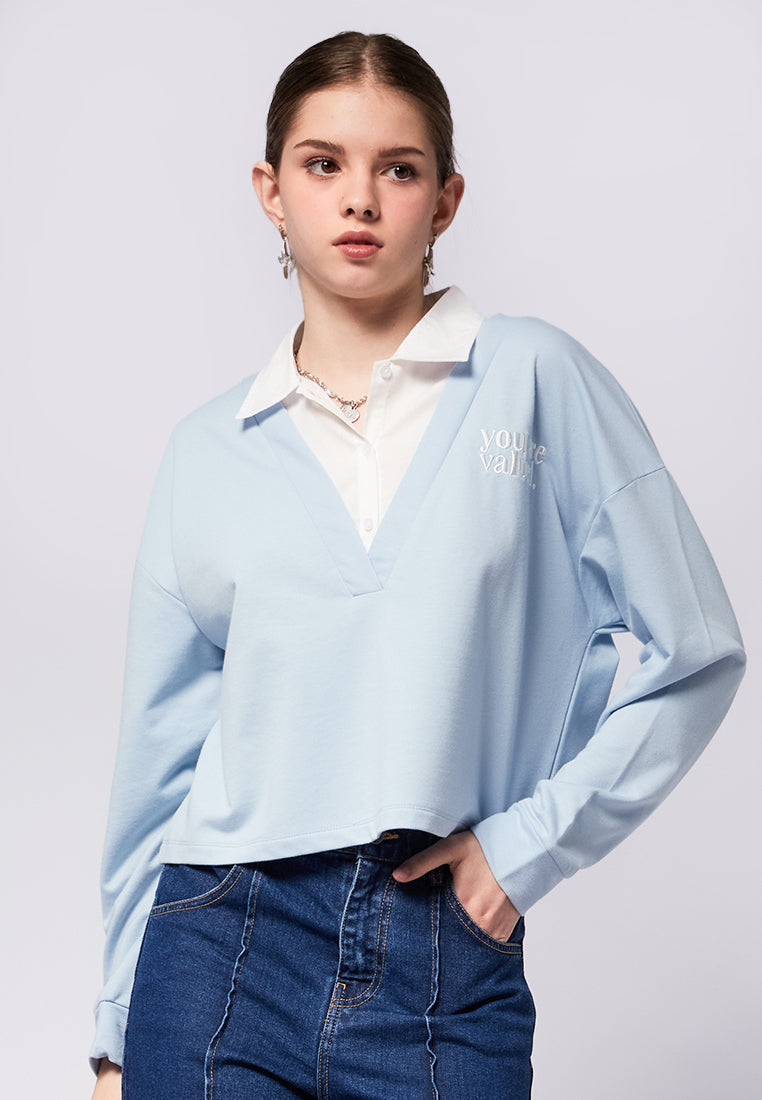 Preppy Polo Sweatshirt – COLORBOX - Indonesia