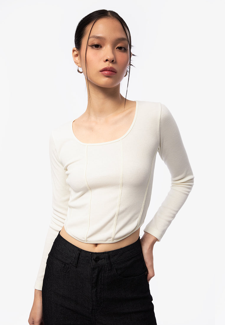 Square Neck Corset Top – COLORBOX - Indonesia