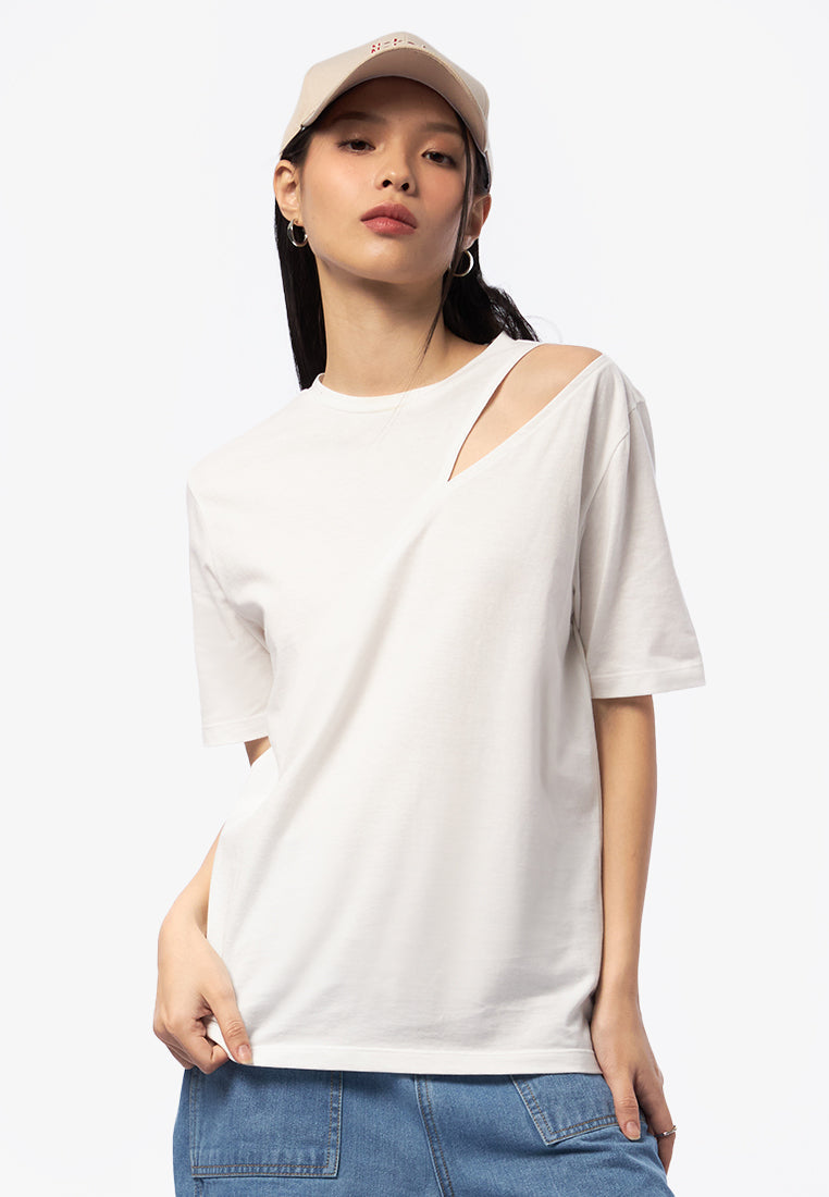 Oversized Cut Out T-Shirt – COLORBOX - Indonesia