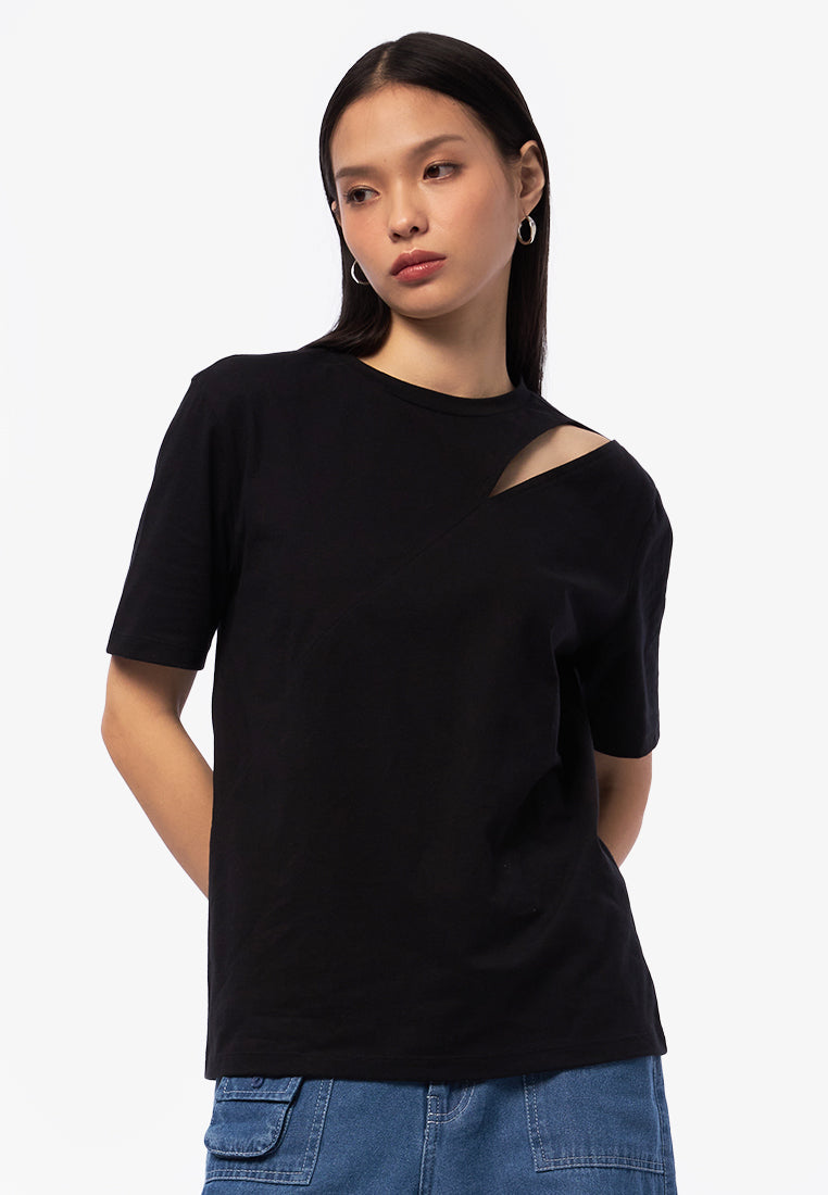 Oversized Cut Out T-Shirt – COLORBOX - Indonesia