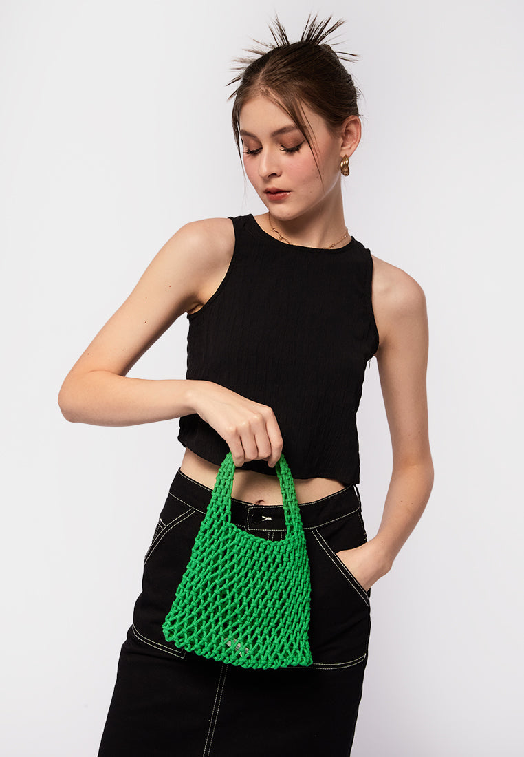 Green Crochet Bag – COLORBOX - Indonesia