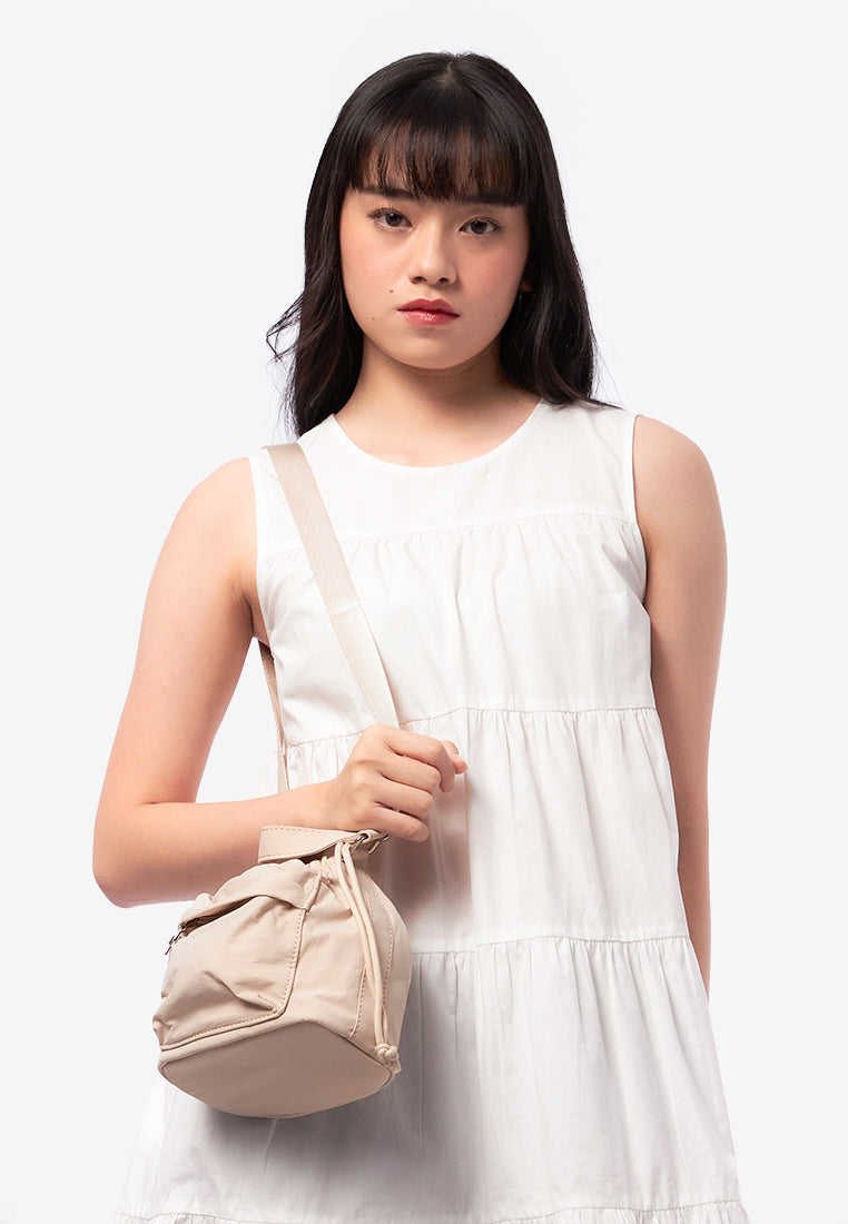 Khaki Drawstring Bag – COLORBOX - Indonesia
