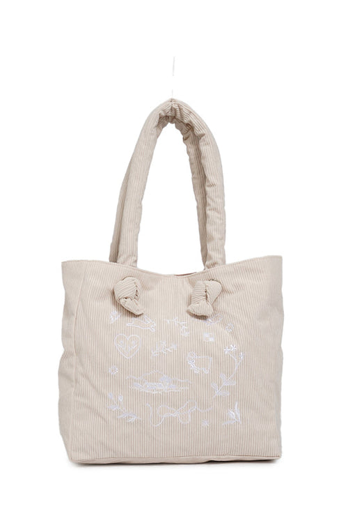 Padded Cream Tote Bag – COLORBOX - Indonesia