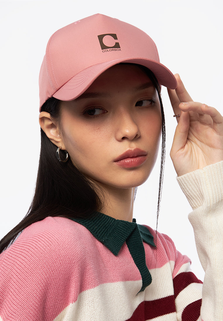 Dusty Pink Embroidery Cap – COLORBOX - Indonesia