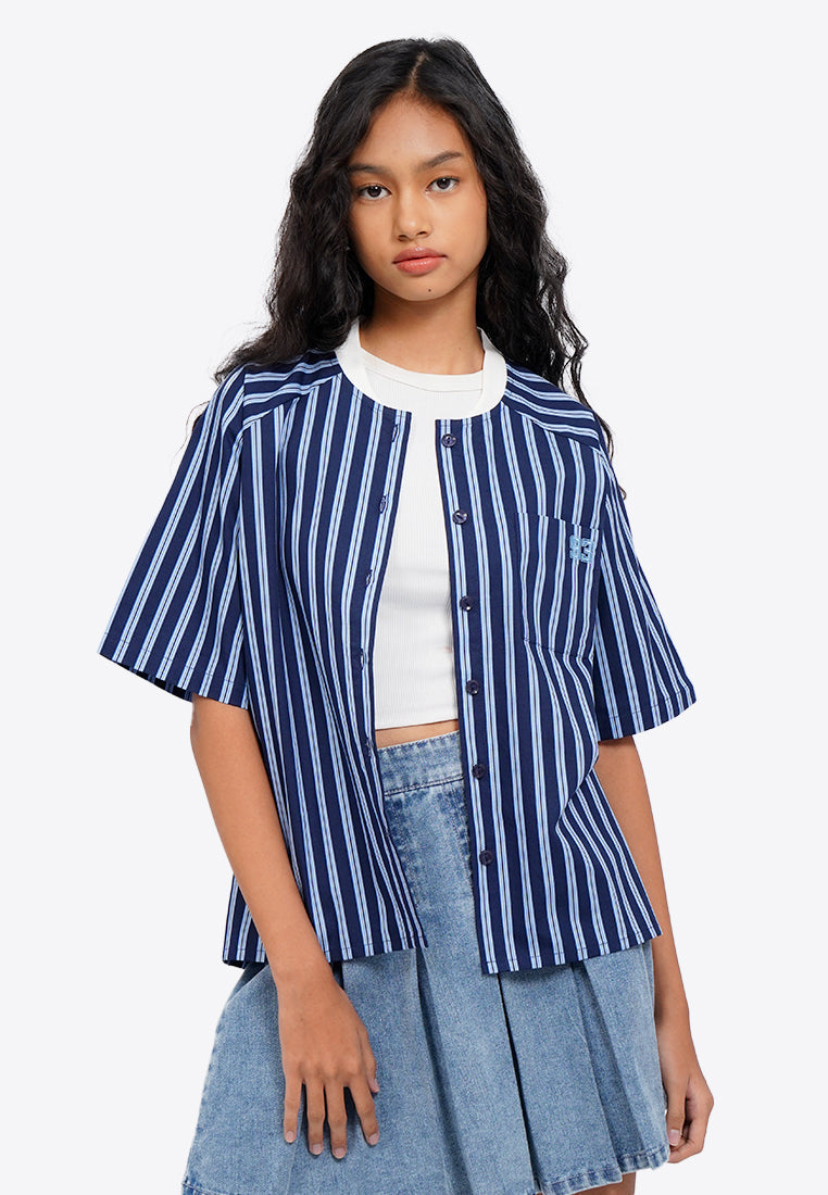 Button Up Baseball Shirt – COLORBOX - Indonesia