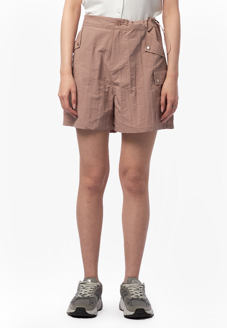 Drawstring Parachute Pants Taupe – COLORBOX - Indonesia