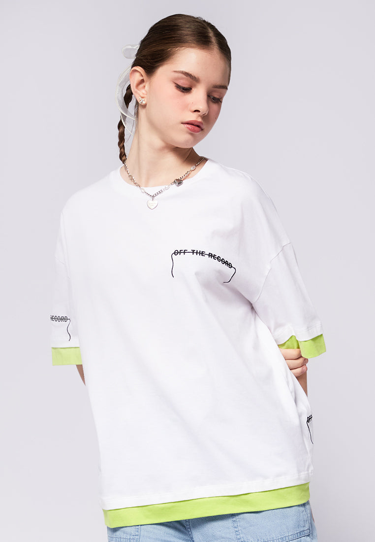 Double Hem Oversized T-Shirt – COLORBOX - Indonesia