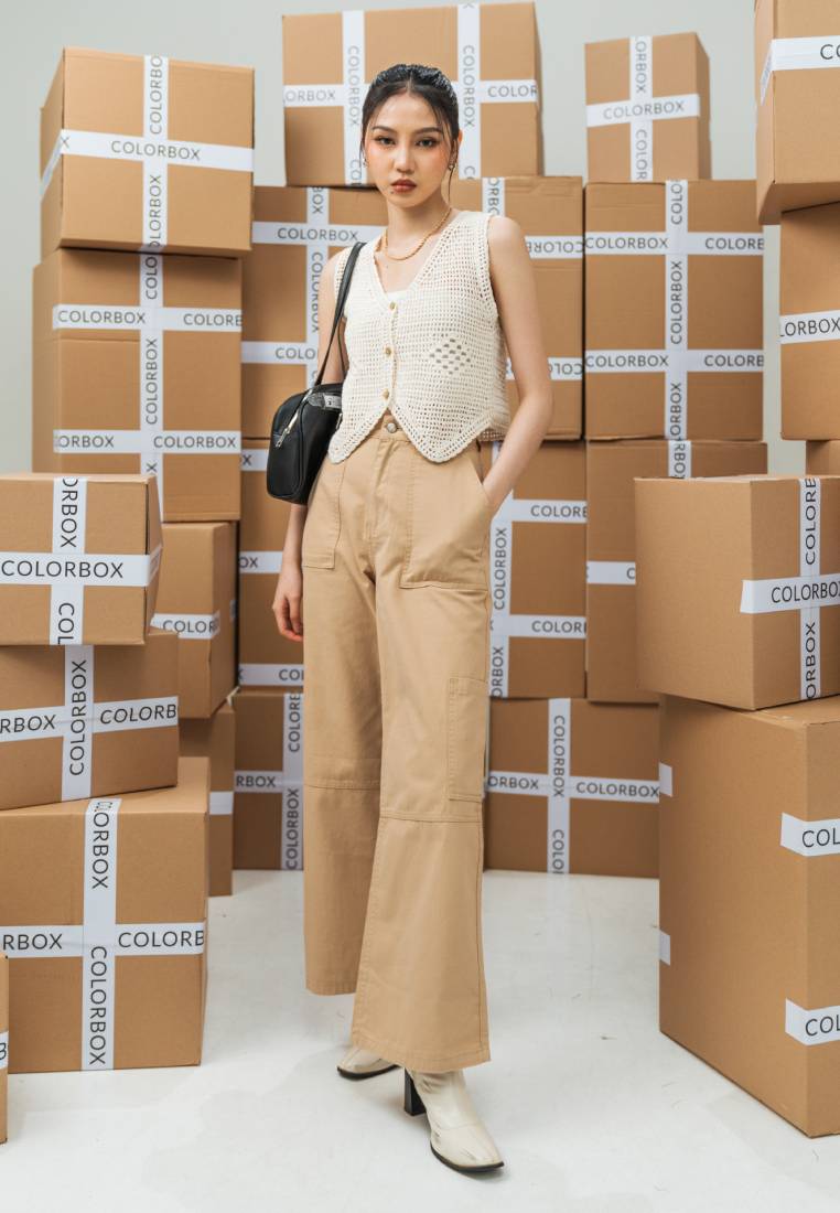 Crochet Knit Vest – COLORBOX - Indonesia