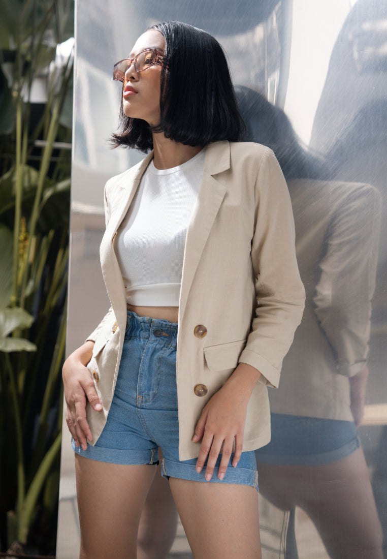 Rustic Open Blazer – COLORBOX - Indonesia