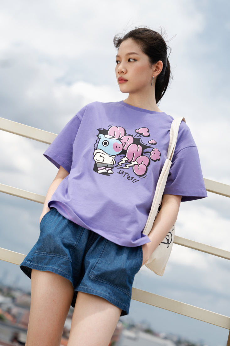 BT21 Oversized Graphic T-shirt – COLORBOX - Indonesia
