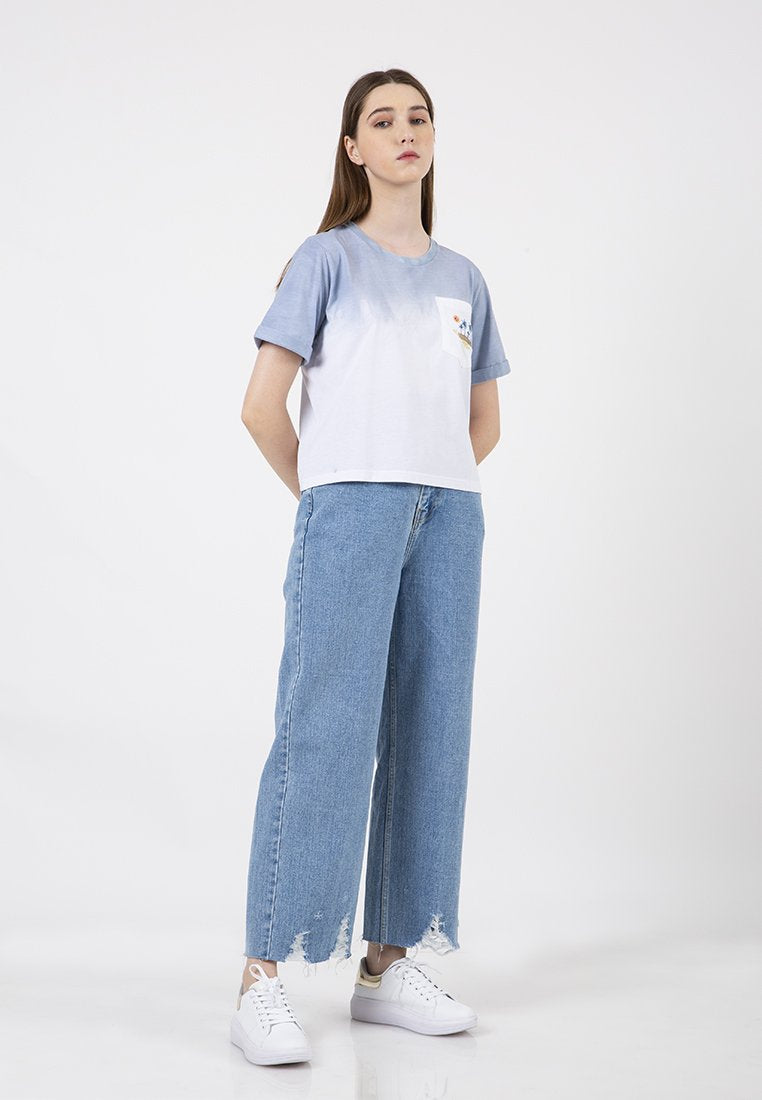 Embroidered Pocket Tee – COLORBOX - Indonesia