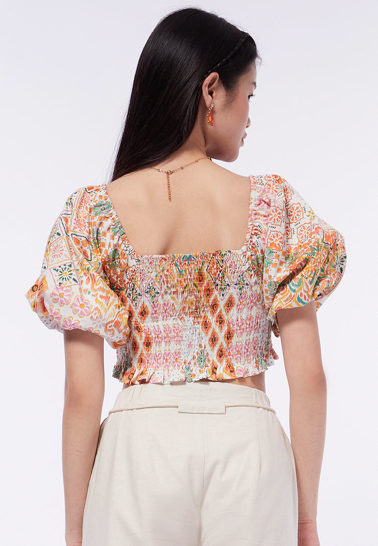 Voluminous Puff Sleeves Top – COLORBOX - Indonesia