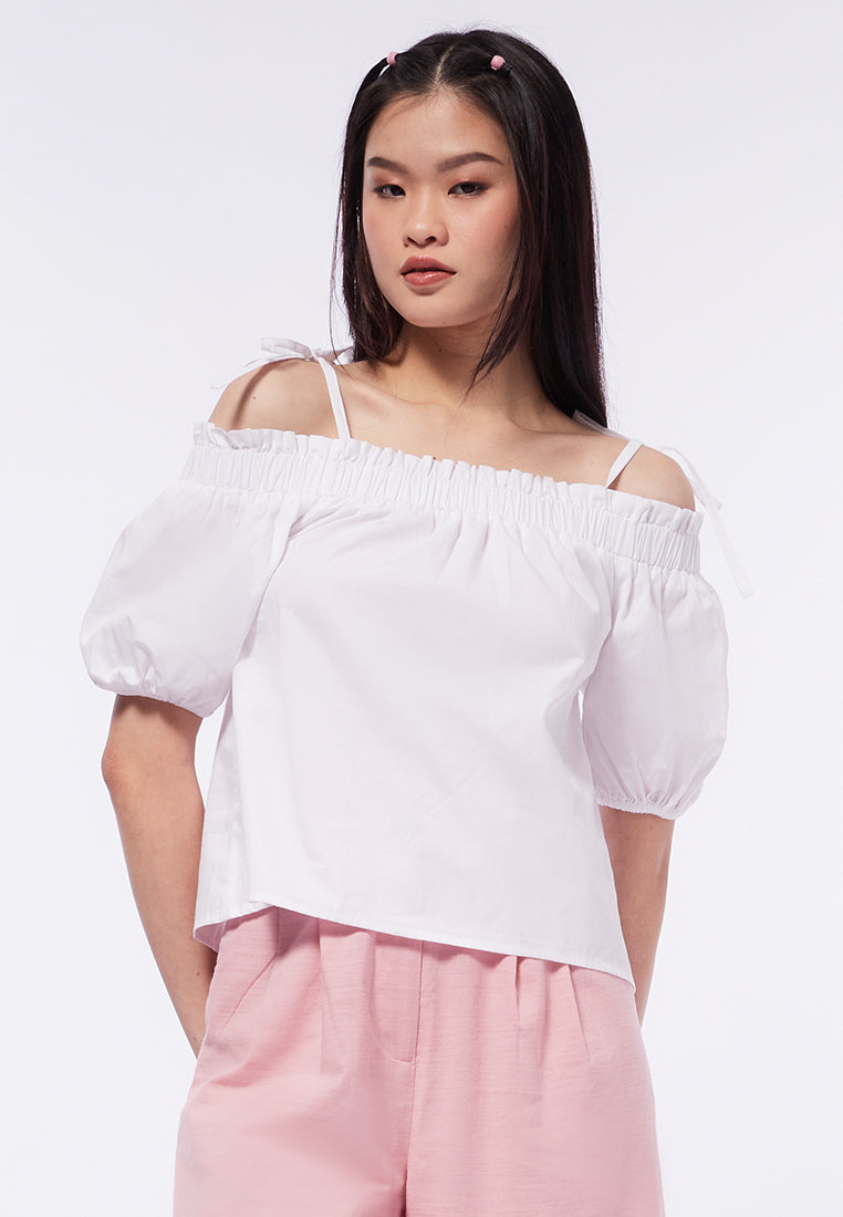 Short Sleeve Off Shoulder Top – COLORBOX - Indonesia