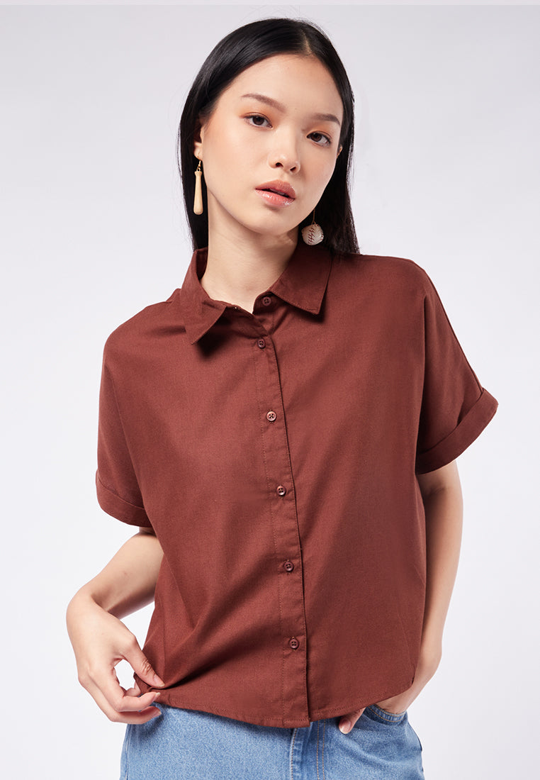 Boxy Short Sleeve Blouse – COLORBOX - Indonesia