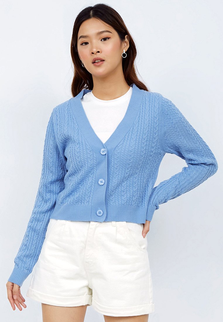 Textured Knit Cardigan – COLORBOX - Indonesia