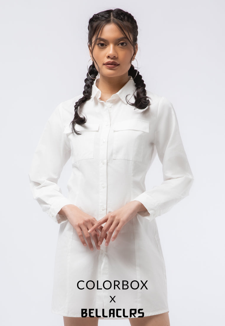 Colorbox x Bella Clarissa Fitted Shirt Dress – COLORBOX - Indonesia