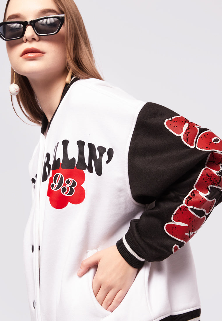Printed Varsity Jacket – COLORBOX - Indonesia