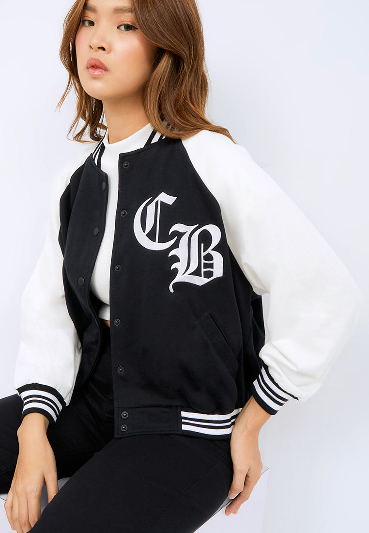 Colorblock Varsity Jacket – COLORBOX - Indonesia
