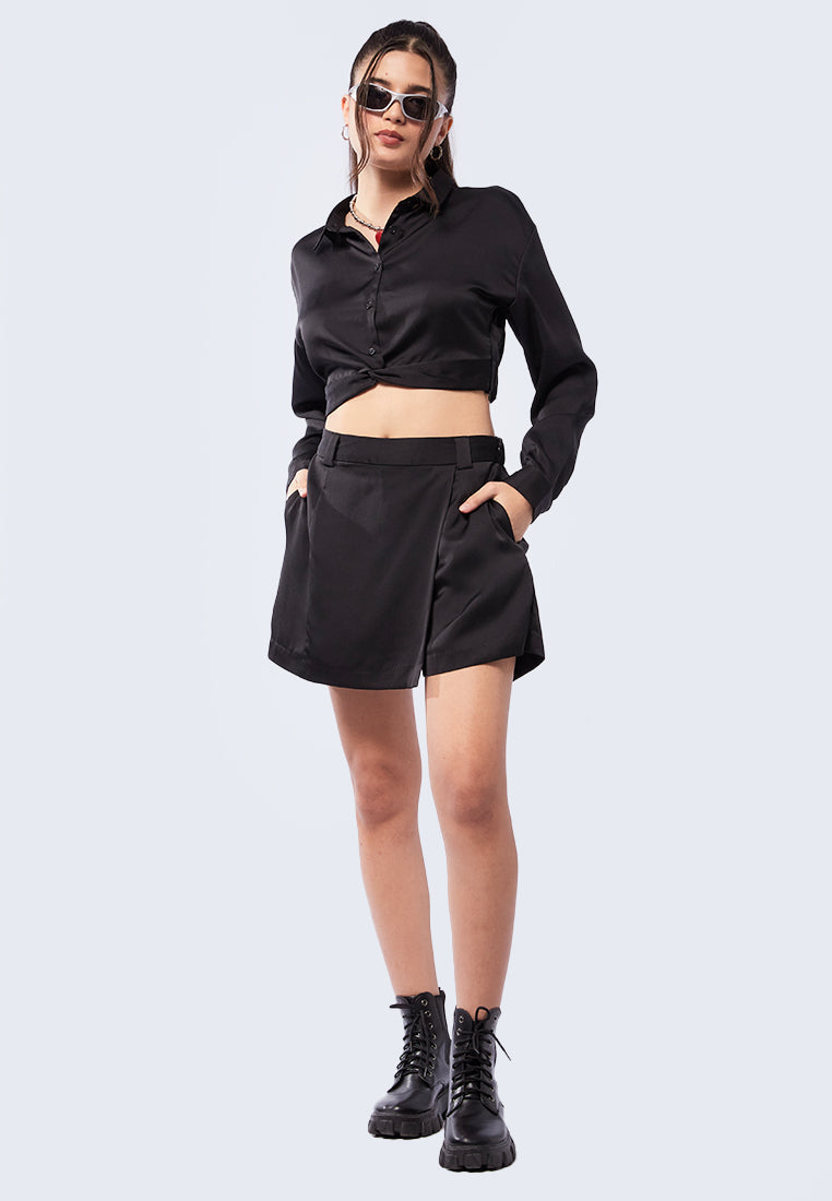 Satin Mini Skort – COLORBOX - Indonesia