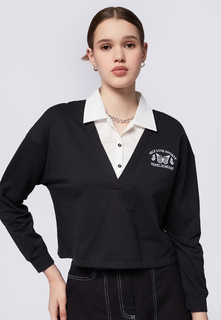 Preppy Polo Sweatshirt – COLORBOX - Indonesia