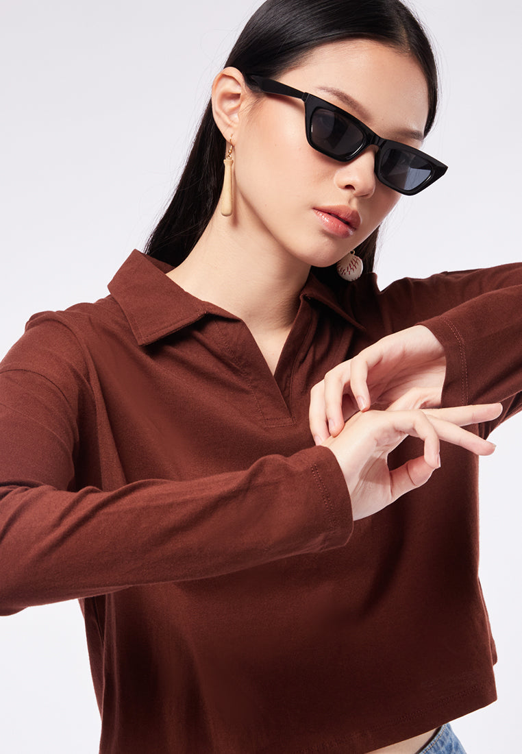 Long Sleeve Polo T-Shirt – COLORBOX - Indonesia