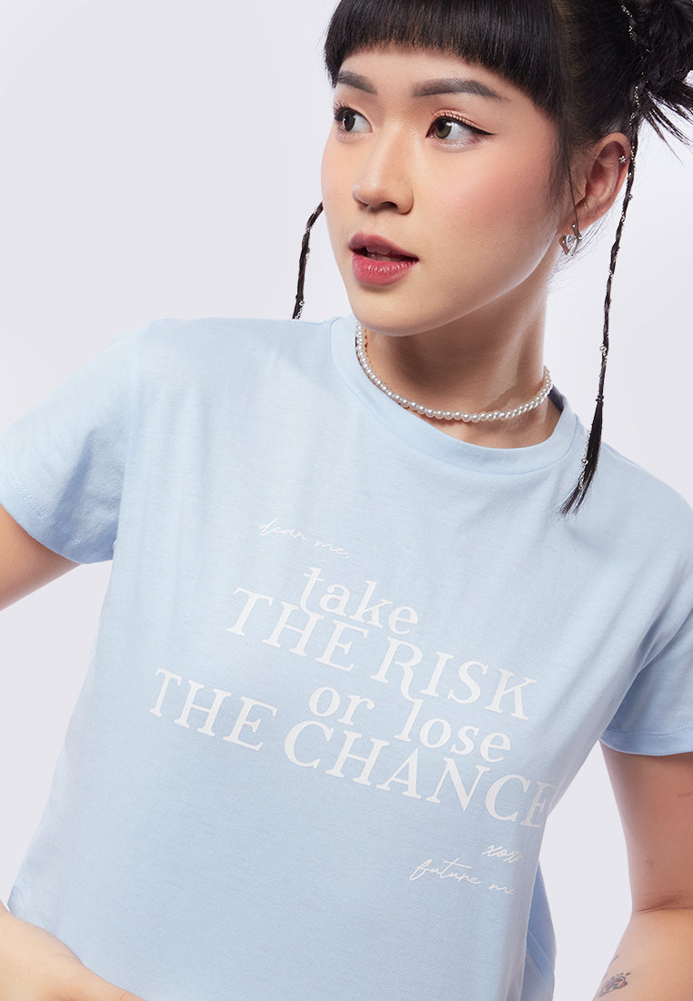 Short Sleeve Graphic Crop T-Shirt – COLORBOX - Indonesia