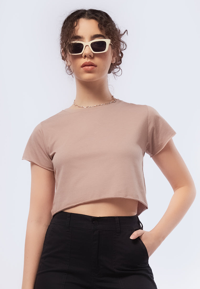 Short Sleeve Boxy Crop Top – COLORBOX - Indonesia