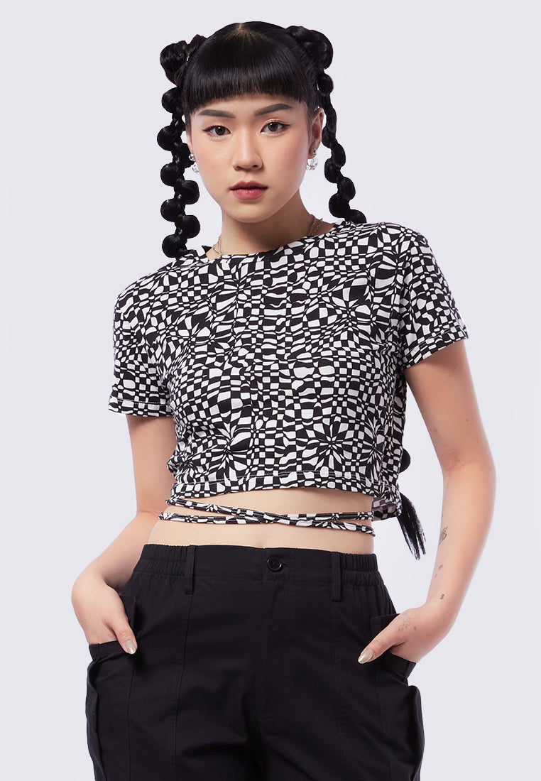 Short Sleeve T-Shirt with Straps – COLORBOX - Indonesia