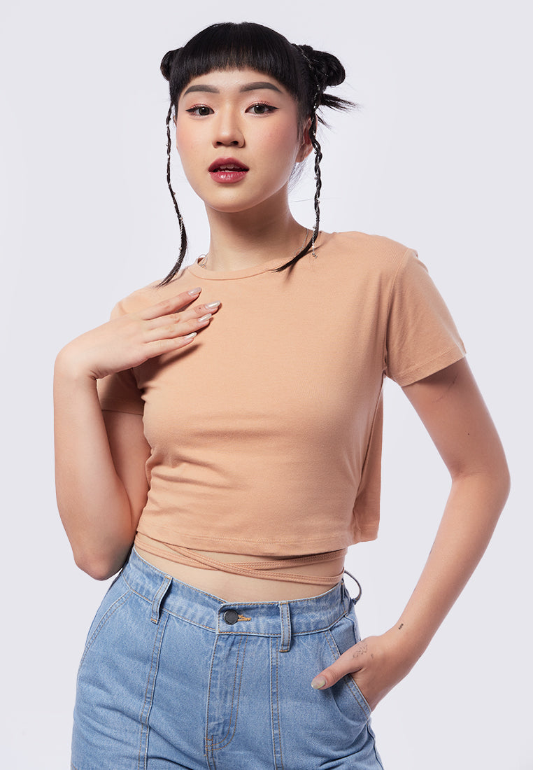 Short Sleeve T-Shirt with Straps – COLORBOX - Indonesia