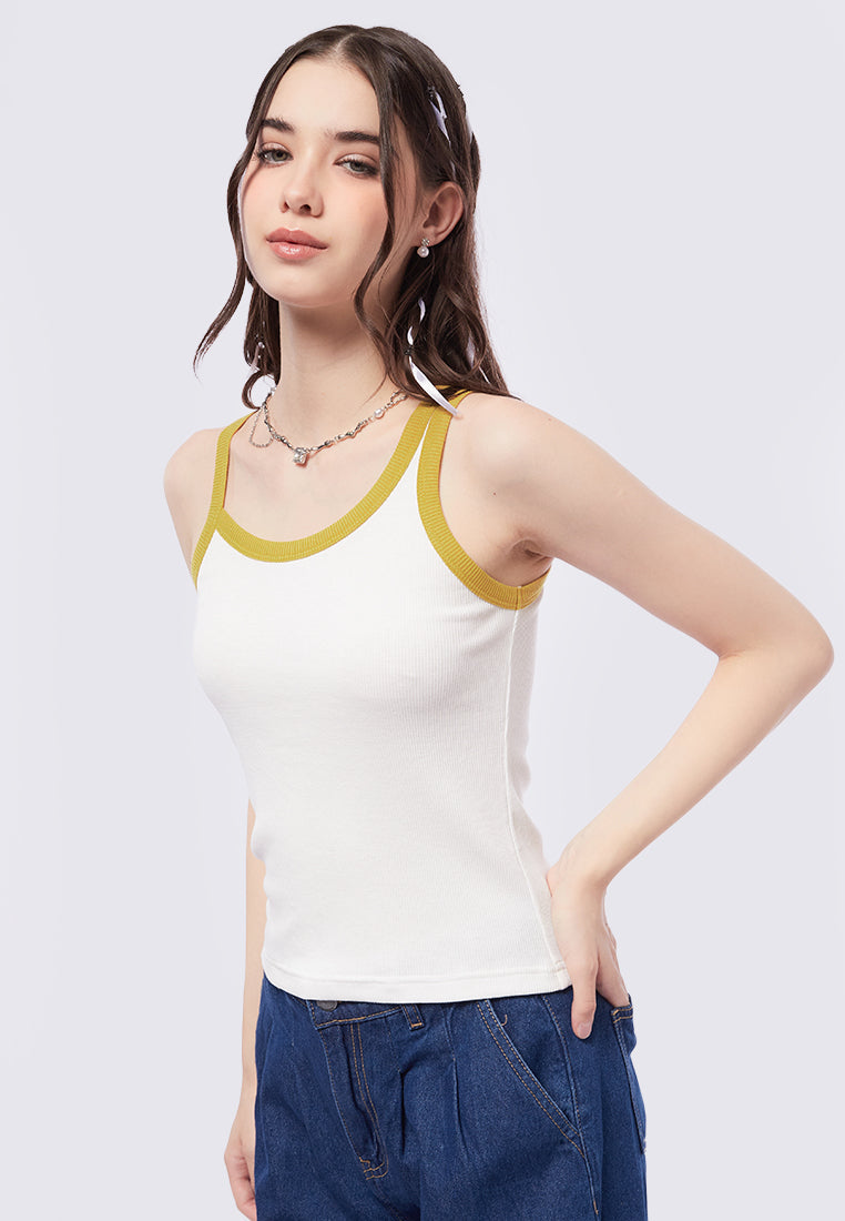 Contrast Rib Tanktop – COLORBOX - Indonesia