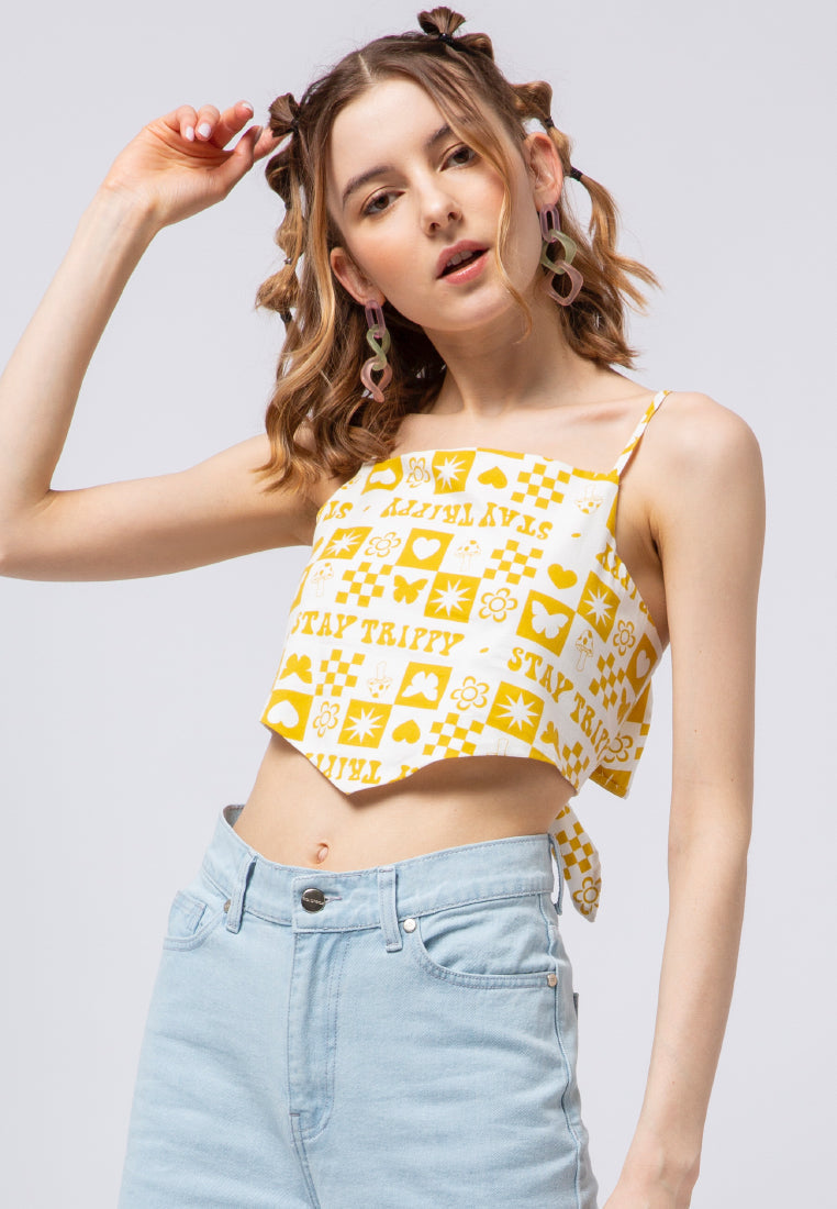 Printed Scarf Tank Top – COLORBOX - Indonesia