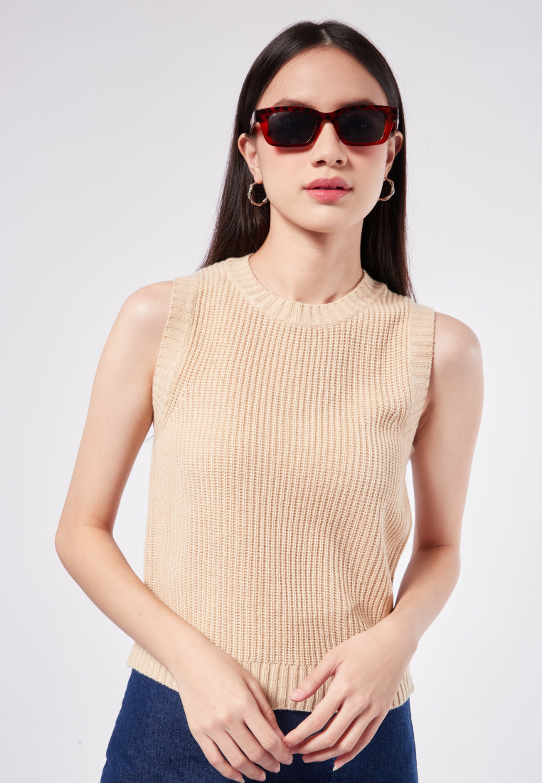 Basic Fitted Crop Vest – COLORBOX - Indonesia