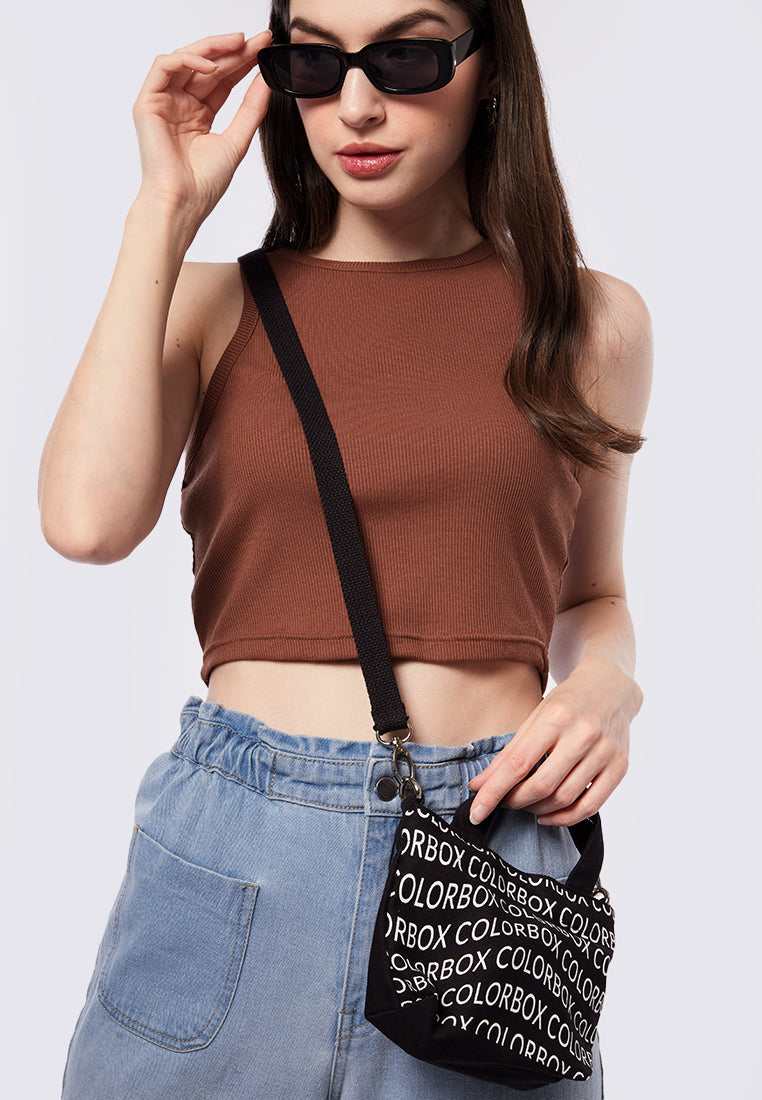 Black Micro Tote Bag – COLORBOX - Indonesia