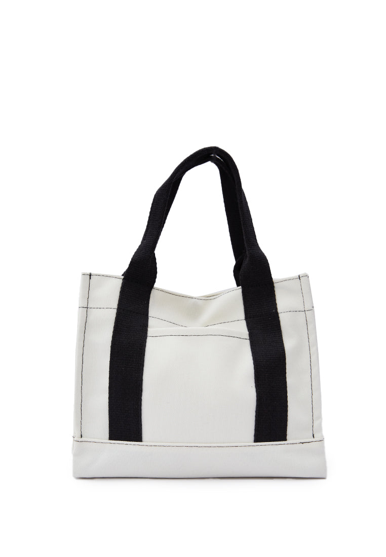 Cream Micro Canvas Bag – COLORBOX - Indonesia