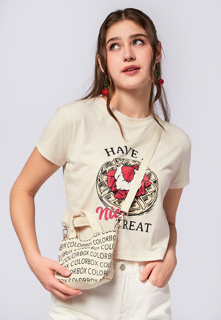 Ecru Micro Tote Bag – COLORBOX - Indonesia