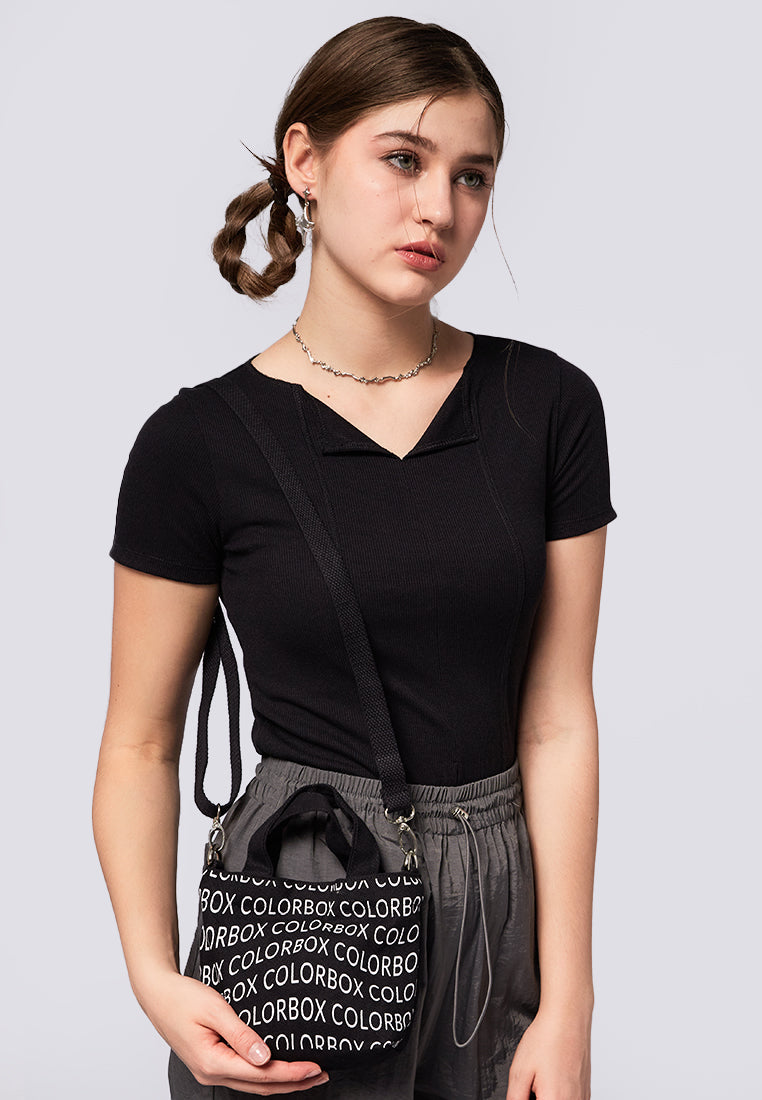 Black Micro Tote Bag – COLORBOX - Indonesia
