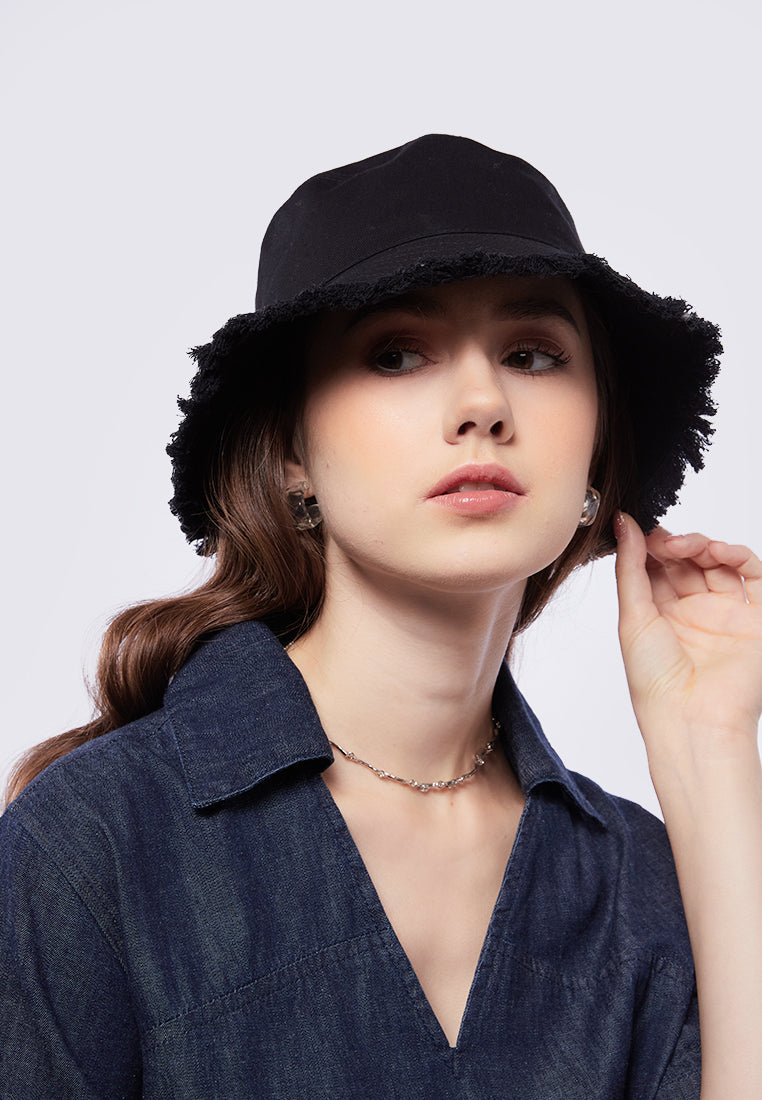 Unfinished Black Bucket Hat – COLORBOX - Indonesia
