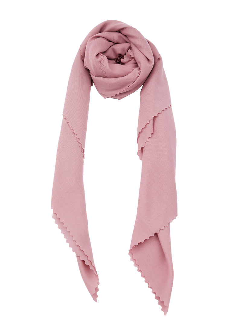 Dusty Pink Square Scarf – COLORBOX - Indonesia