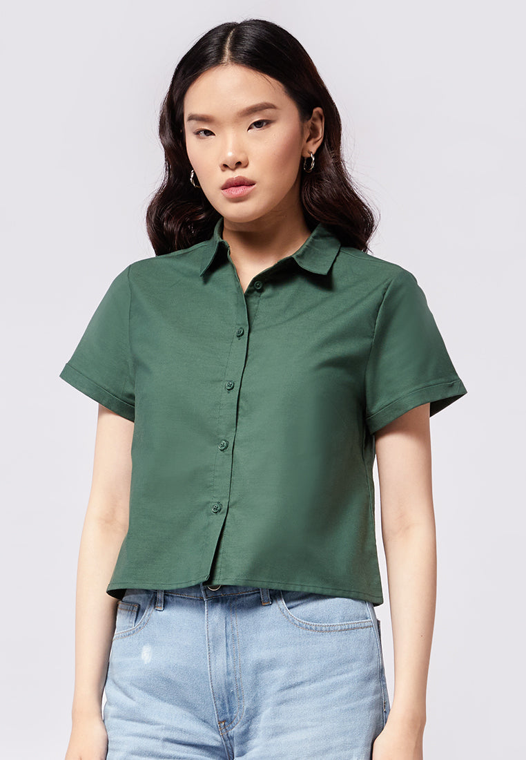 Short Sleeve Crop Shirt – COLORBOX - Indonesia