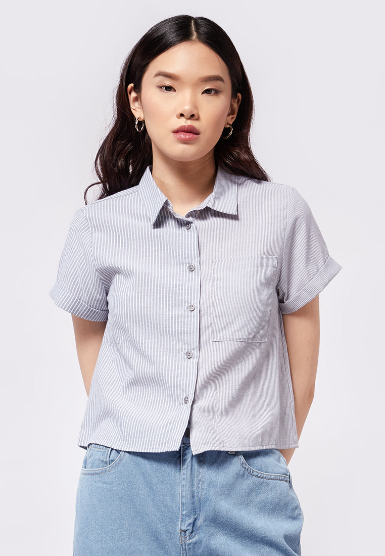 Short Sleeve Crop Shirt – COLORBOX - Indonesia
