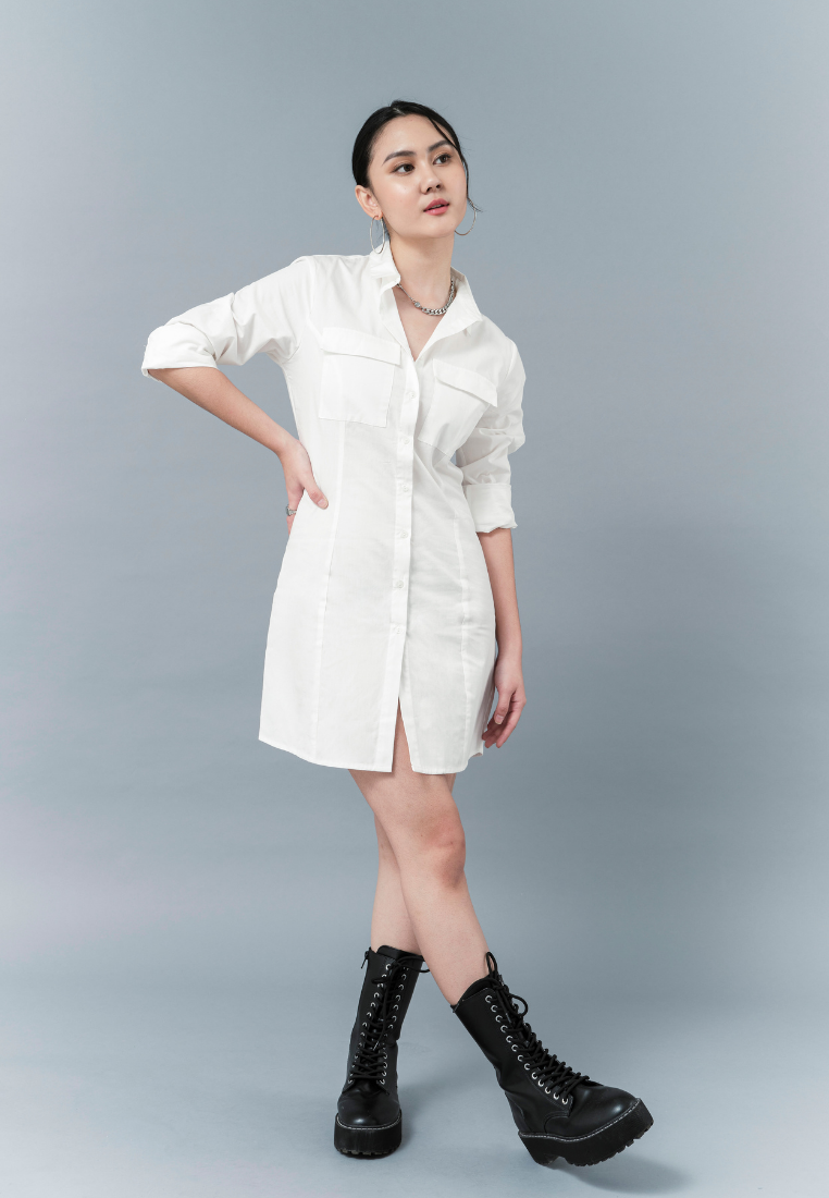 Colorbox x Bella Clarissa Fitted Shirt Dress – COLORBOX - Indonesia