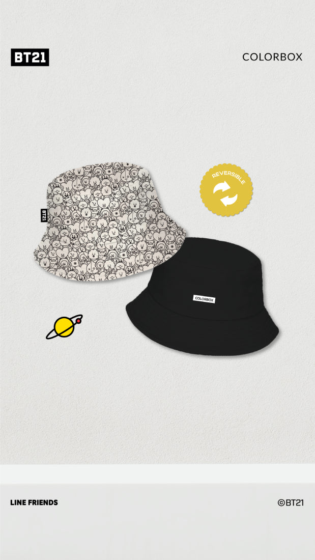 BT21 Reversible Bucket Hat – COLORBOX - Indonesia